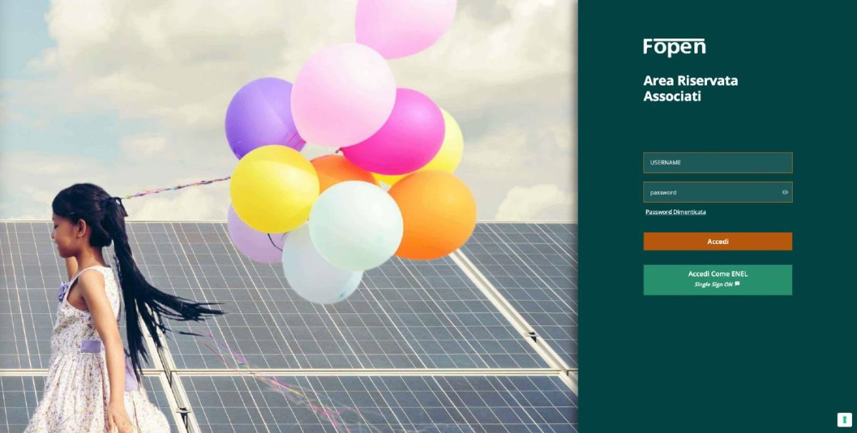 Guida all'utilizzo dell'area riservata di Fopen - FOPEN